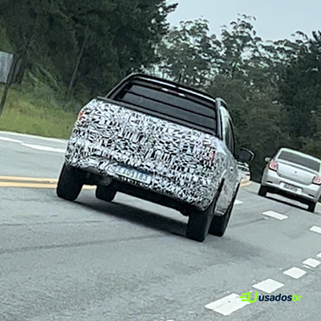 Segredo: Nova vw saveiro em testes